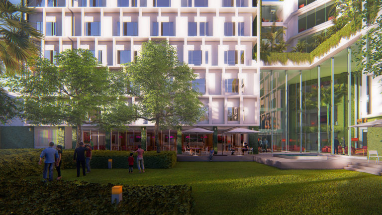 THE ATRIUM HOTEL : Architecture by MAP Design I Architect