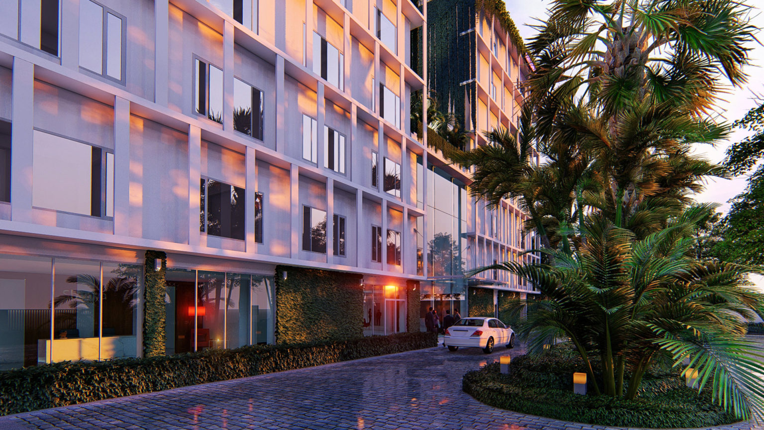 THE ATRIUM HOTEL : Architecture by MAP Design I Architect